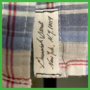 Ruehl No.925 | Tops | Ruehl No 925 Blue And Red Plaid Shirt L | Poshmark